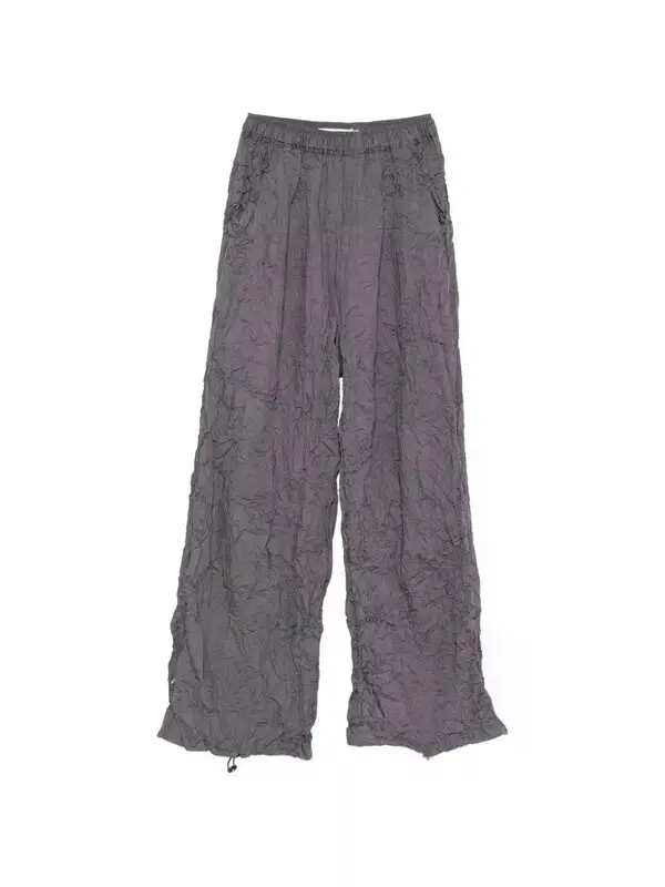 GONGDID DESIGN Elasticated-waistband Trousers - Grey