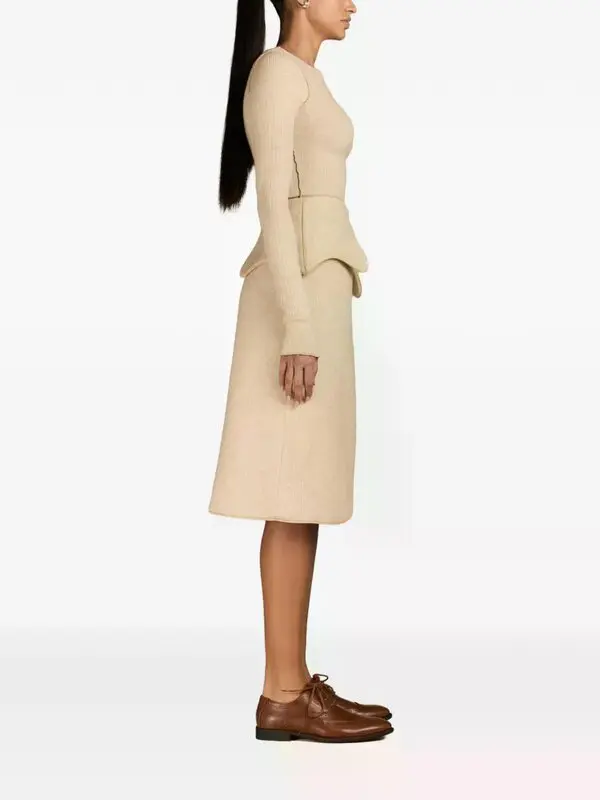 MARK-OFF Wide Peplum Belt