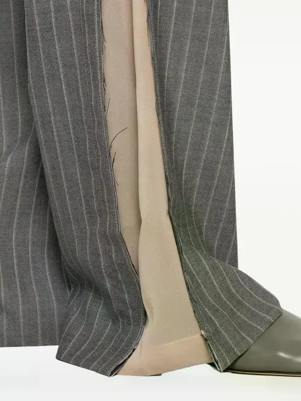 LITKOVSKA Pinstripe Pleated Trousers