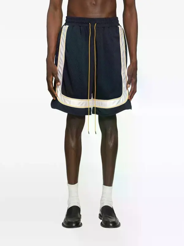 Rhude Mesh Piping Shorts - Blue