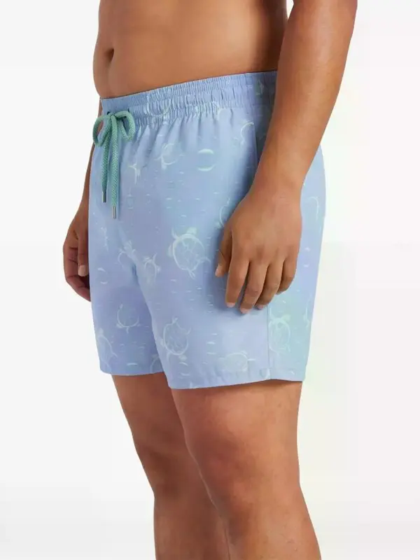 Vilebrequin Turtle-print Drawstring Swim Shorts