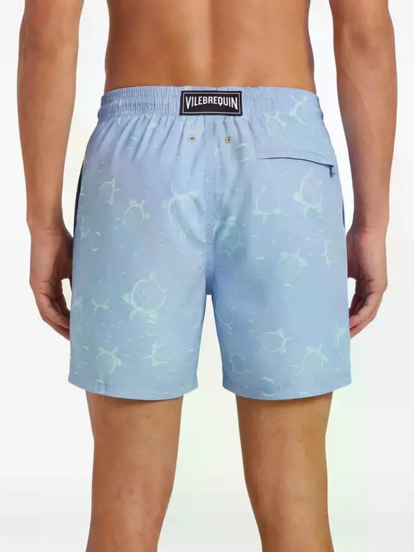 Vilebrequin Turtle-print Drawstring Swim Shorts