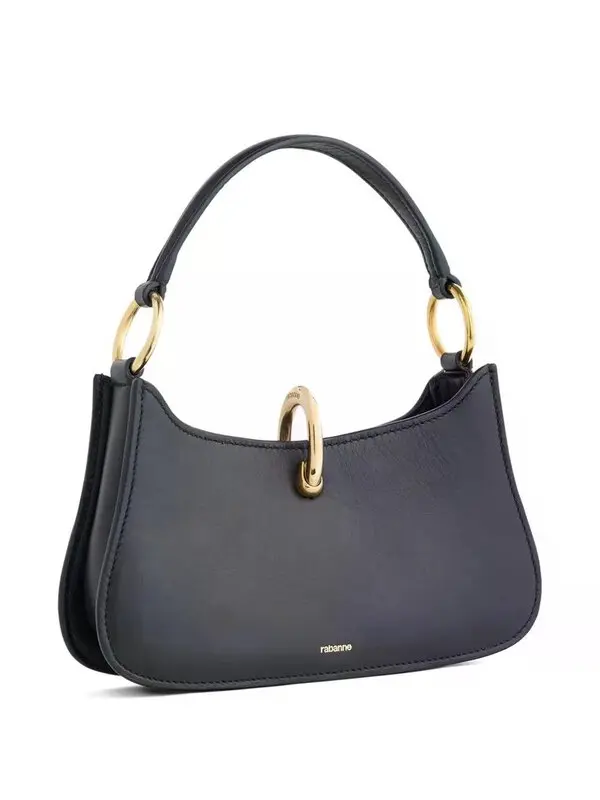 Rabanne Ring-lock Leather Shoulder Bag
