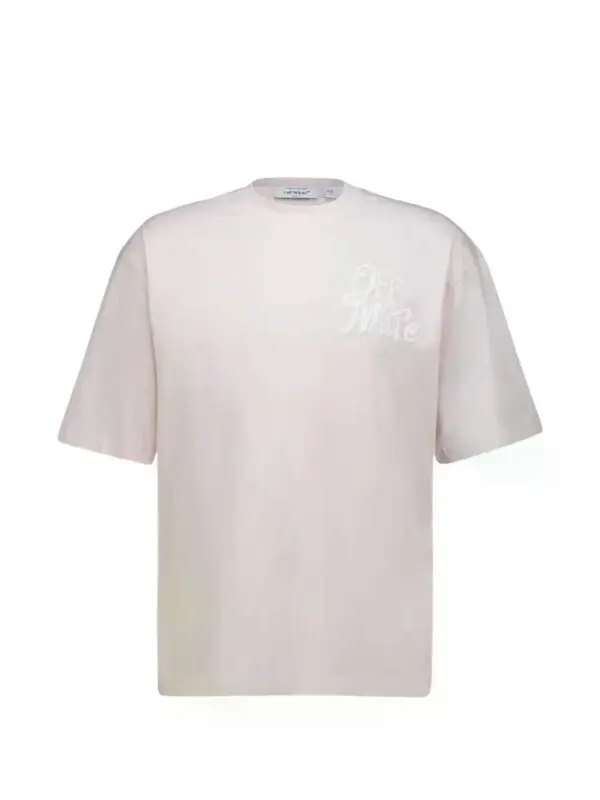 Off-White Logo-print T-shirt - Pink