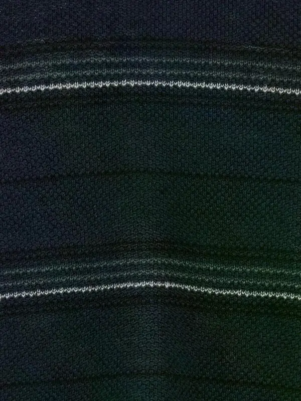 ROBERTO COLLINA Horizontal-stripe Textured T-shirt