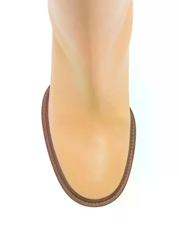 Chloé Grained Leather Boots