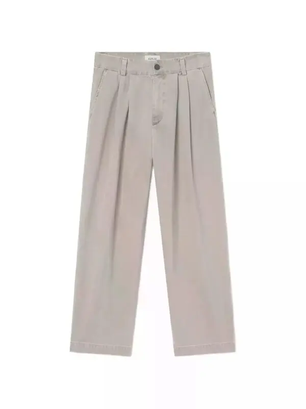 AGOLDE Slater Pleated Straight-leg Trousers
