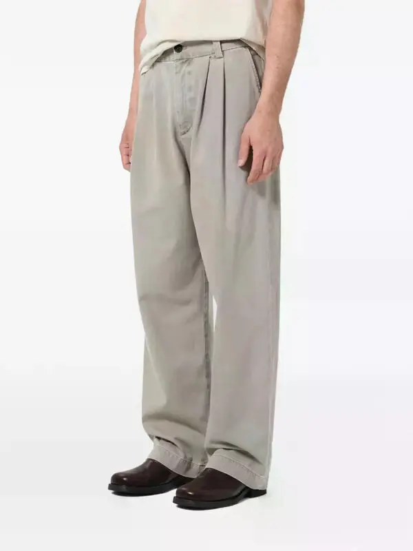 AGOLDE Slater Pleated Straight-leg Trousers