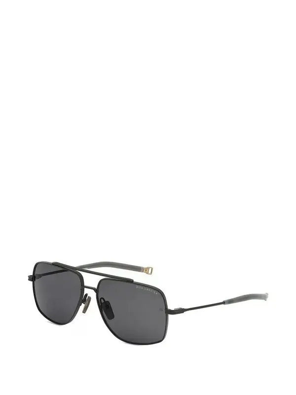 Dita Lsa-138 Double-bridge Pilot Sunglasses - Grey
