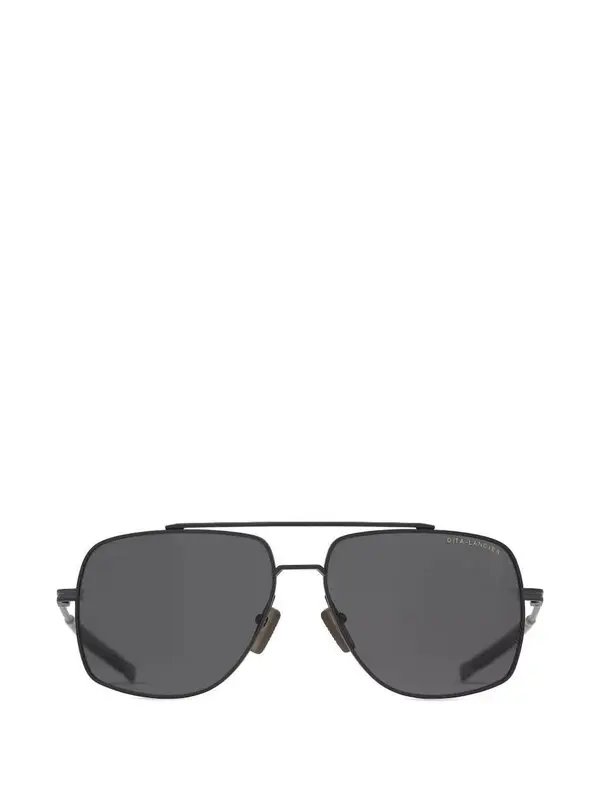 Dita Lsa-138 Double-bridge Pilot Sunglasses - Grey
