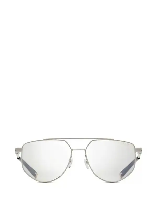 Dita Geometric-frame Glasses - Silver