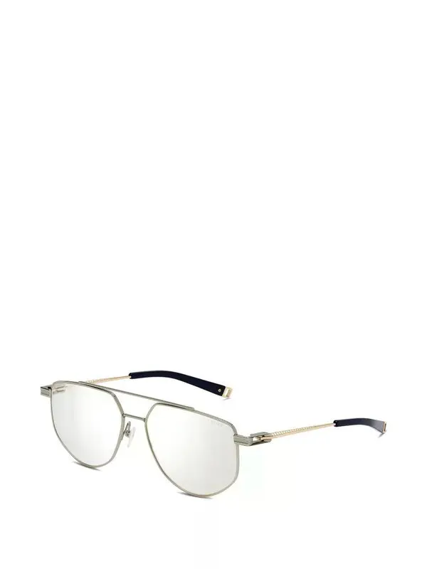 Dita Geometric-frame Glasses - Silver