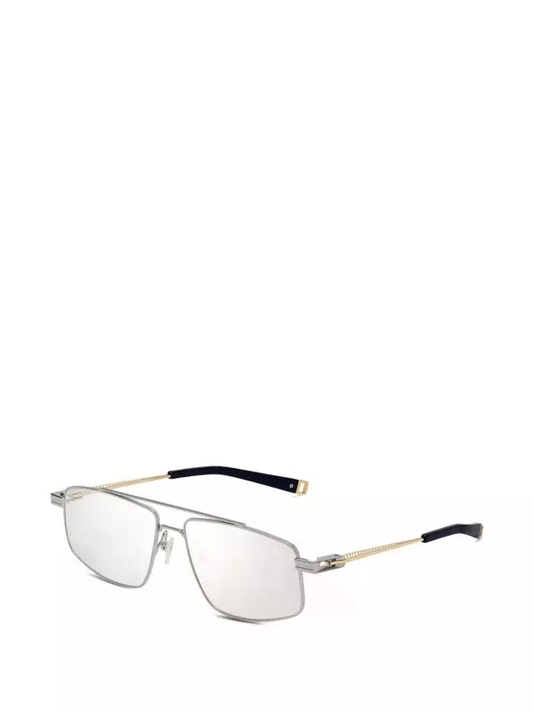 Dita Geometric-frame Double-bridge Glasses
