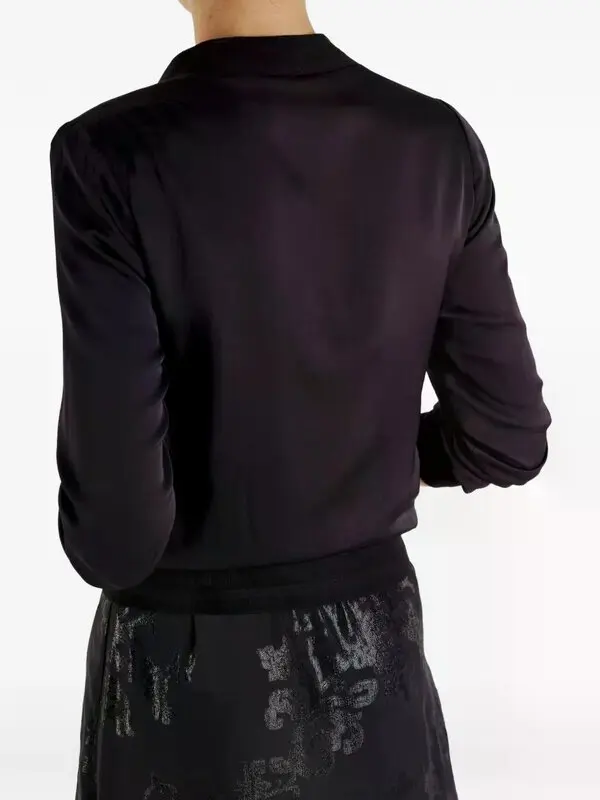 CHARLOTTA GANDOLFO Metallic-finish Bomber Jacket
