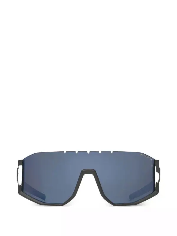 Dita Geometric-frame Sunglasses - Black