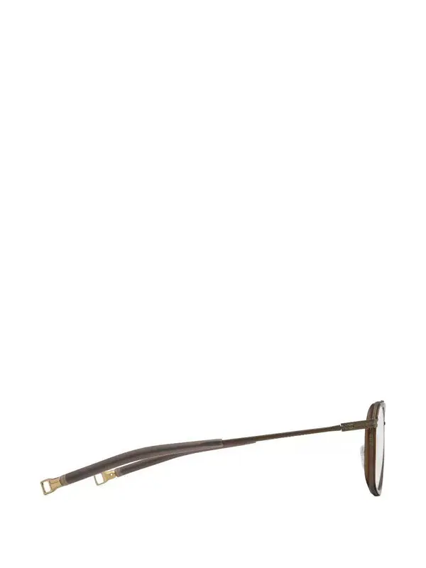 Dita Geometric-frame Glasses - Brown