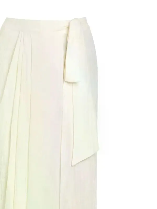 DELOS Ayla Crinkled Wrap Skirt