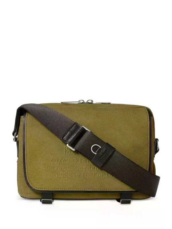 Paul Smith Embossed-logo Messenger Bag - Green