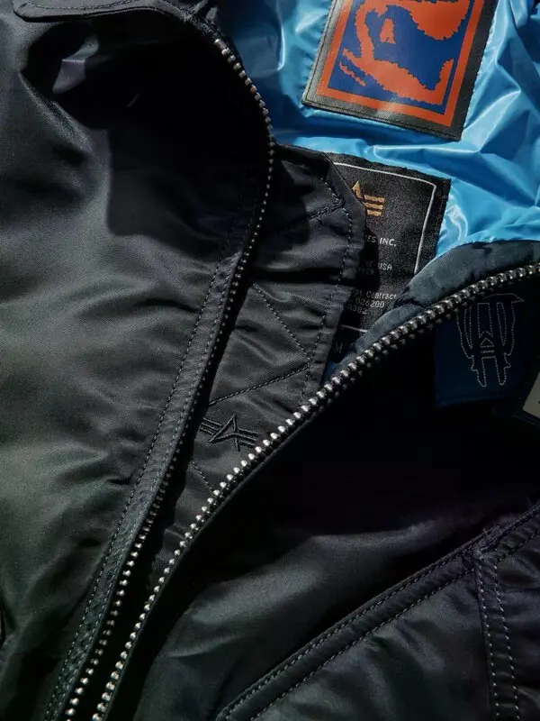 GR10K X Alpha Industries Cwu-45 Logo-patch Bomber Jacket