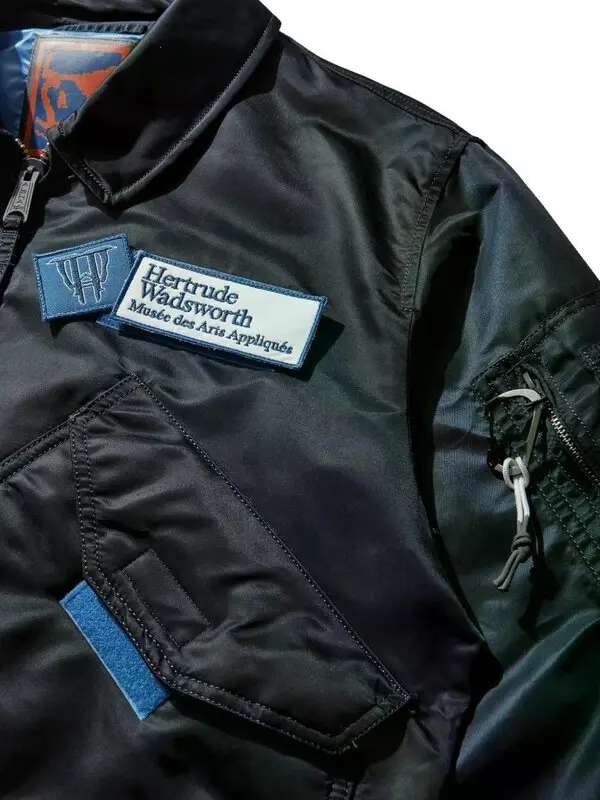 GR10K X Alpha Industries Cwu-45 Logo-patch Bomber Jacket