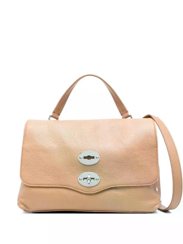 ZANELLATO Small Postina Daily Stud-embellished Tote - Neutrals