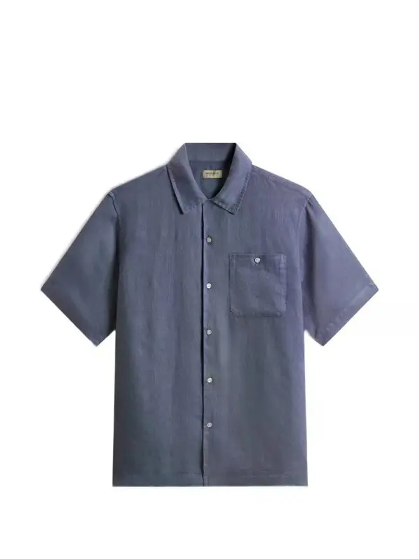 Woolrich Garment-dyed Short-sleeved Shirt