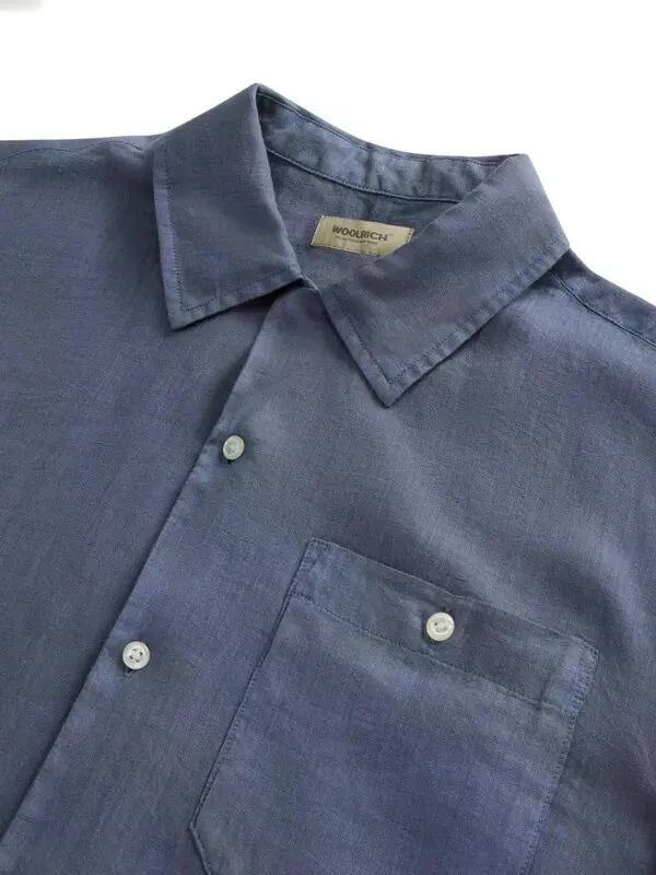 Woolrich Garment-dyed Short-sleeved Shirt