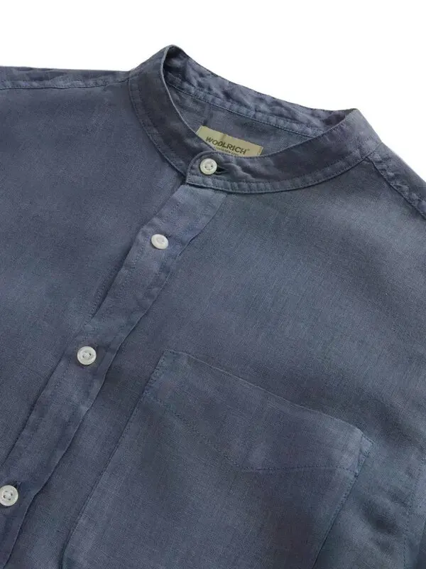Woolrich Garment-dyed Linen Shirt