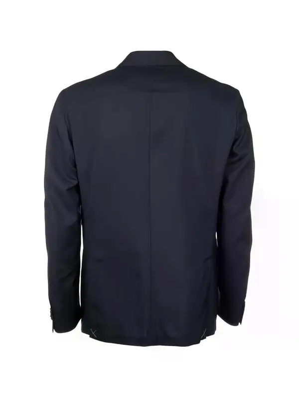 Corneliani Notch-lapel Single-breasted Blazer - Blue