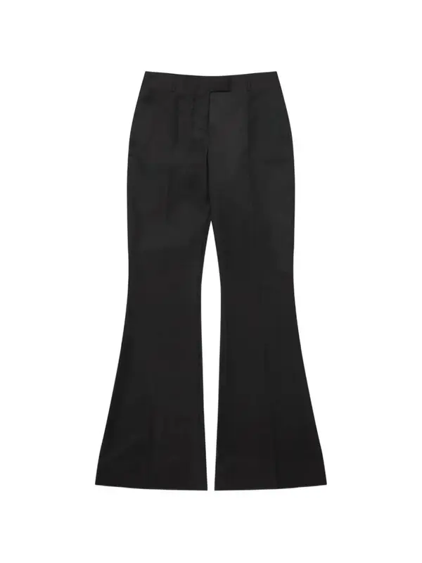 Matieres Fecales Flared Wool Trousers