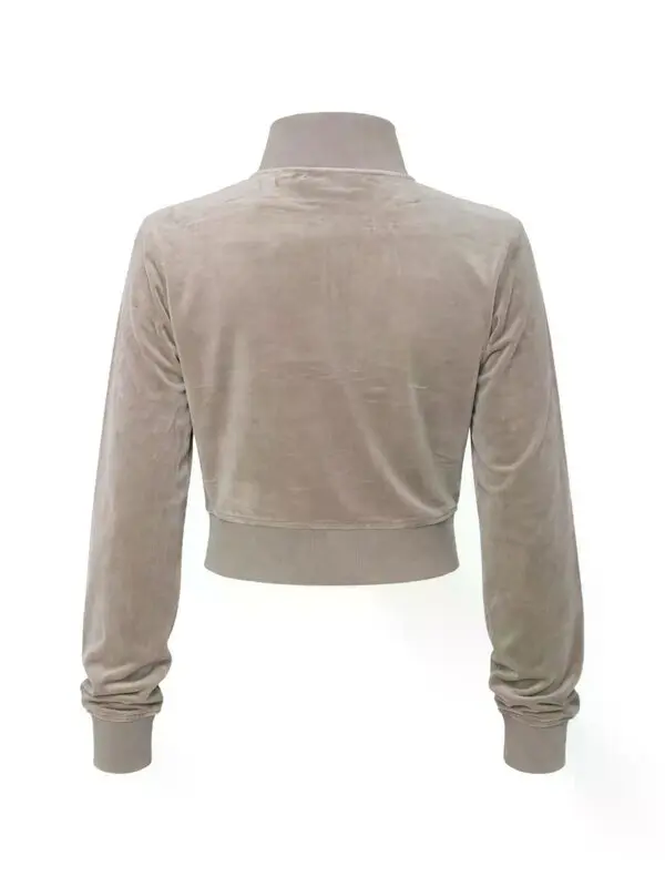 Guess Zip-fastening Velvet Jacket