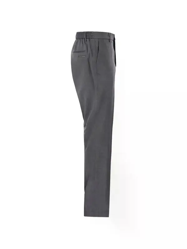 Peserico Tapered Tailored Trousers - Grey