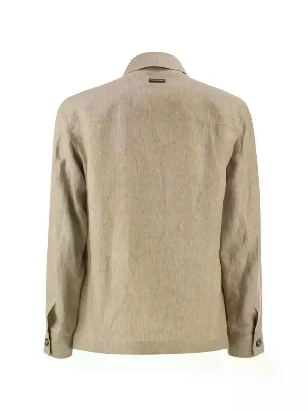 Peserico Linen Patch-pockets Jacket
