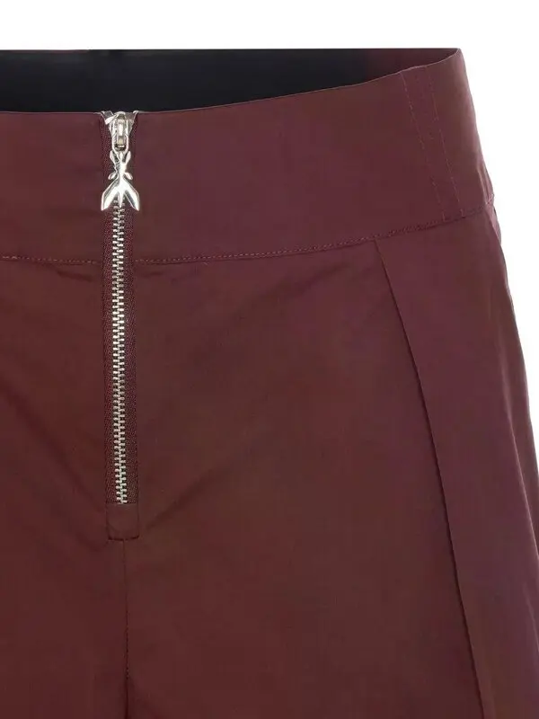 Patrizia Pepe Pleated Cotton Shorts