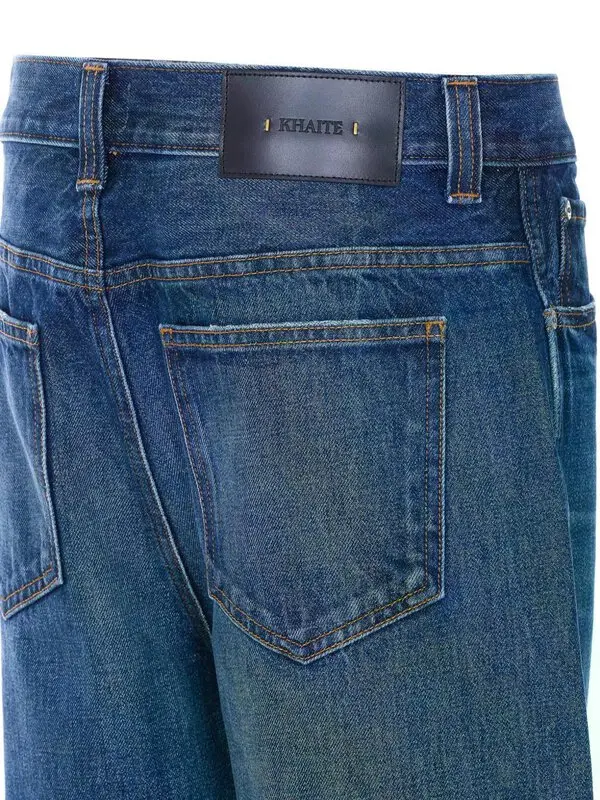 Khaite Cuffed Jeans - Blue