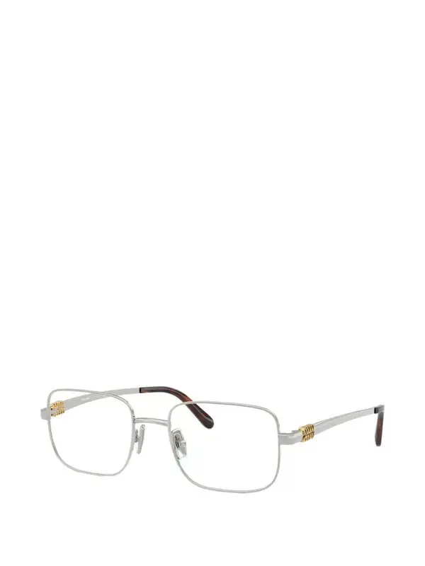 Miu Miu Square-frame Eyeglasses - Silver
