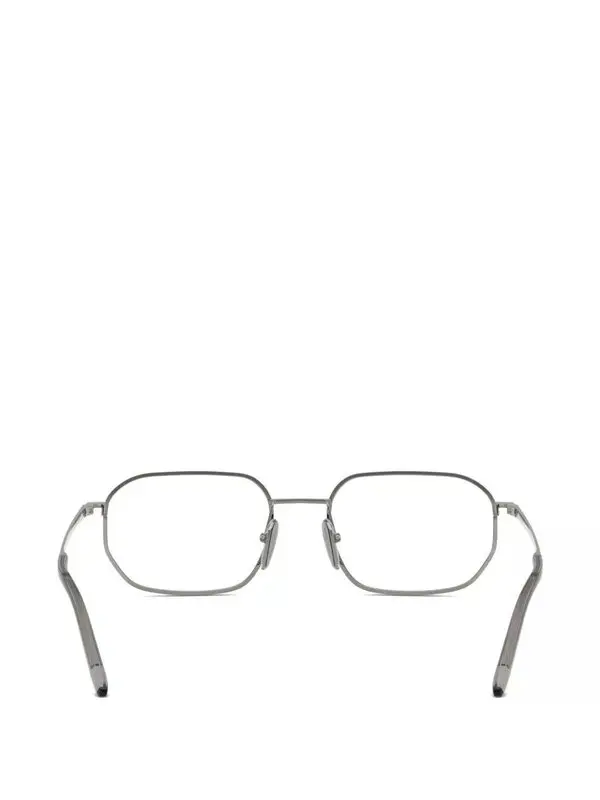 Prada Geometric Octagon Eyeglasses - Grey
