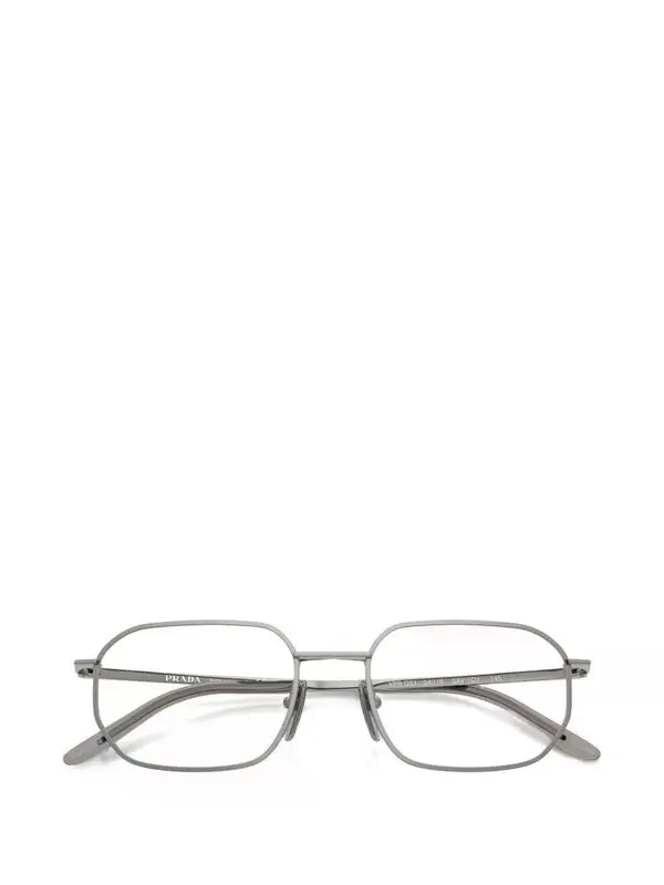 Prada Geometric Octagon Eyeglasses - Grey