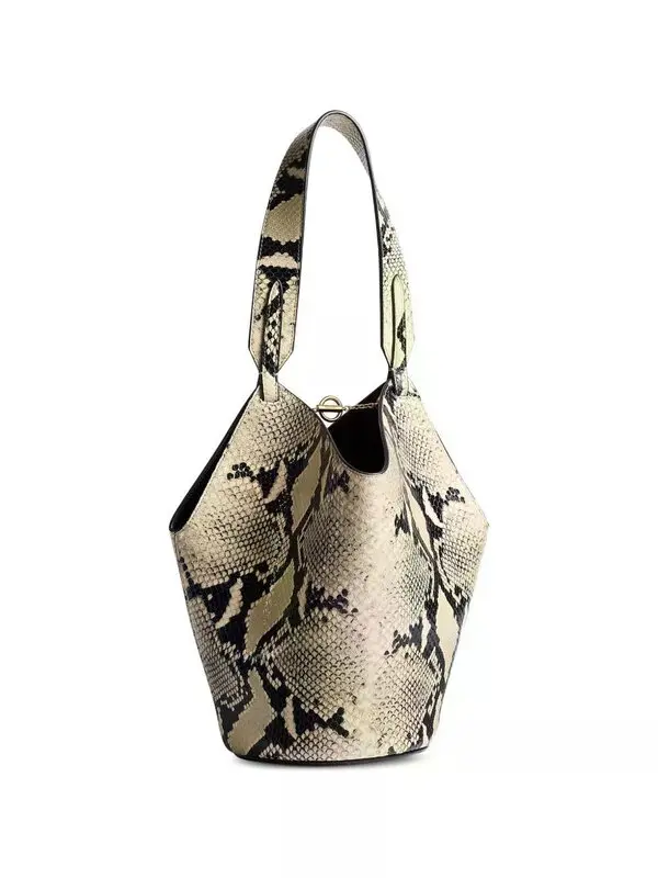Khaite Mini Lotus Embossed Tote - Neutrals