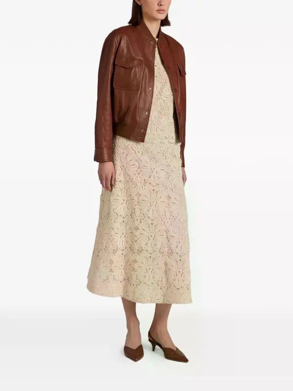 SLOWEAR Macramé Midi Skirt