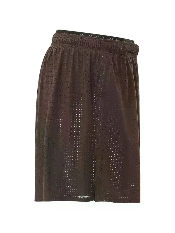 Satisfy Perforated Shorts - Brown
