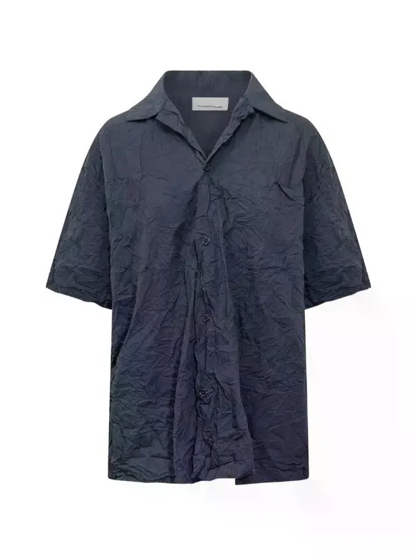 GONGDID DESIGN Hand-pleated Crinkled Shirt