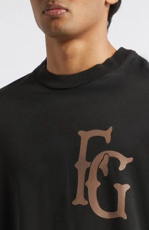 Fear Of God 43 Cotton Graphic T-shirt - Black