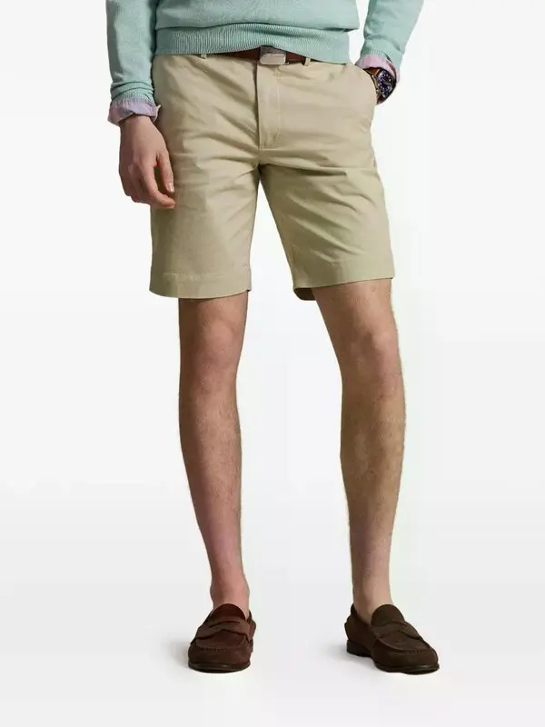 Polo Ralph Lauren Logo-patch Shorts - Neutrals