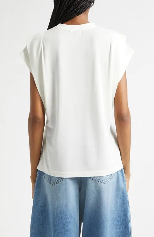 Jacquemus Ventadou Cap-sleeve T-shirt - White