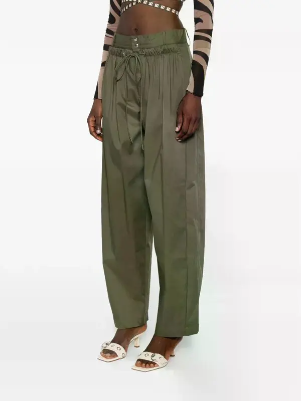 ANIYE BY Drawstring-waist Trousers - Green