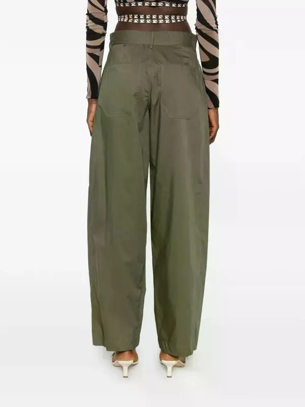 ANIYE BY Drawstring-waist Trousers - Green