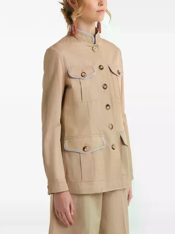Malìparmi Jacket With Contrast Piping