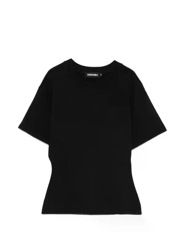 EB DENIM Crewneck T-shirt - Black