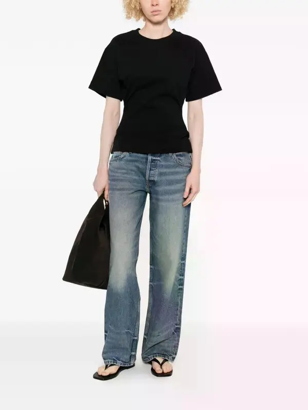 EB DENIM Crewneck T-shirt - Black